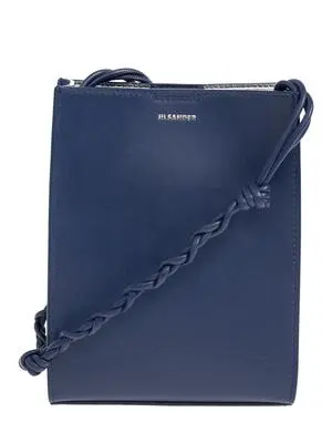Jil Sander Patent Leather Small Shoulder Bag In Black - 45% Off